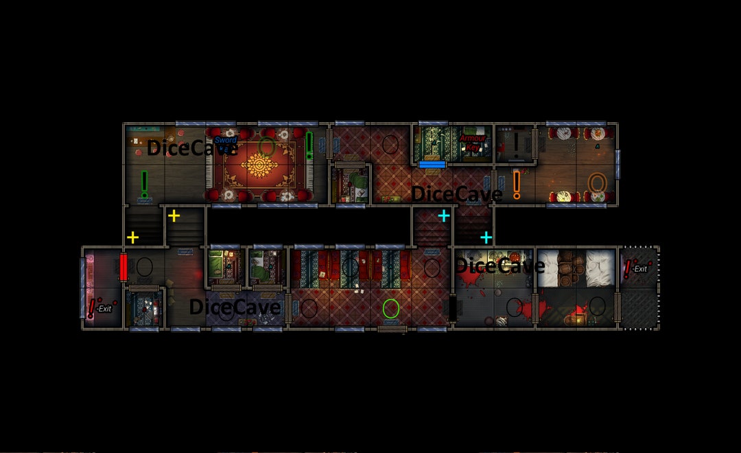 Arklay Campaign 1 (RE0), Resident Evil Digital Print and Play Dungeon ...