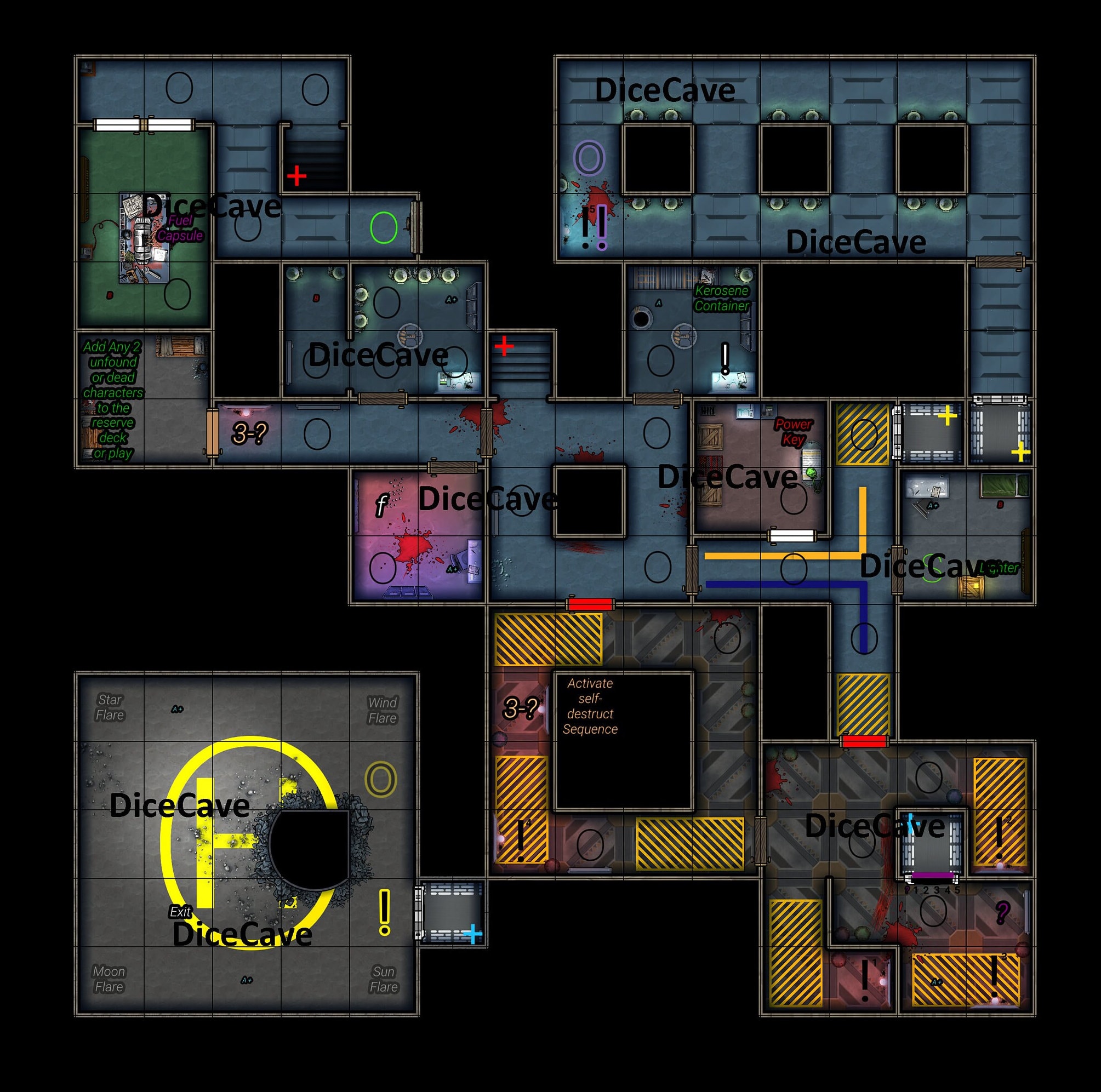 Arklay Campaign 2 RE1, Resident Evil Digital Print and Play Dungeon ...