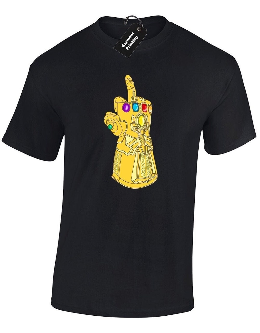 Gauntlet Middle Finger Mens T-shirt Unisex Avenger Guardians Hulk ...