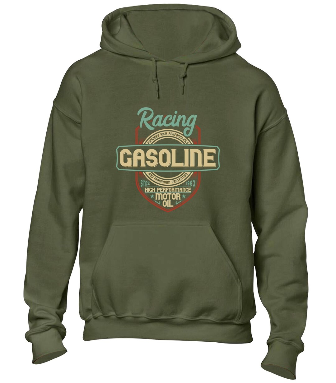 Racing Gasoline Motor Oil Hoodie Hoody Unisex Funny Slogan Cool ...