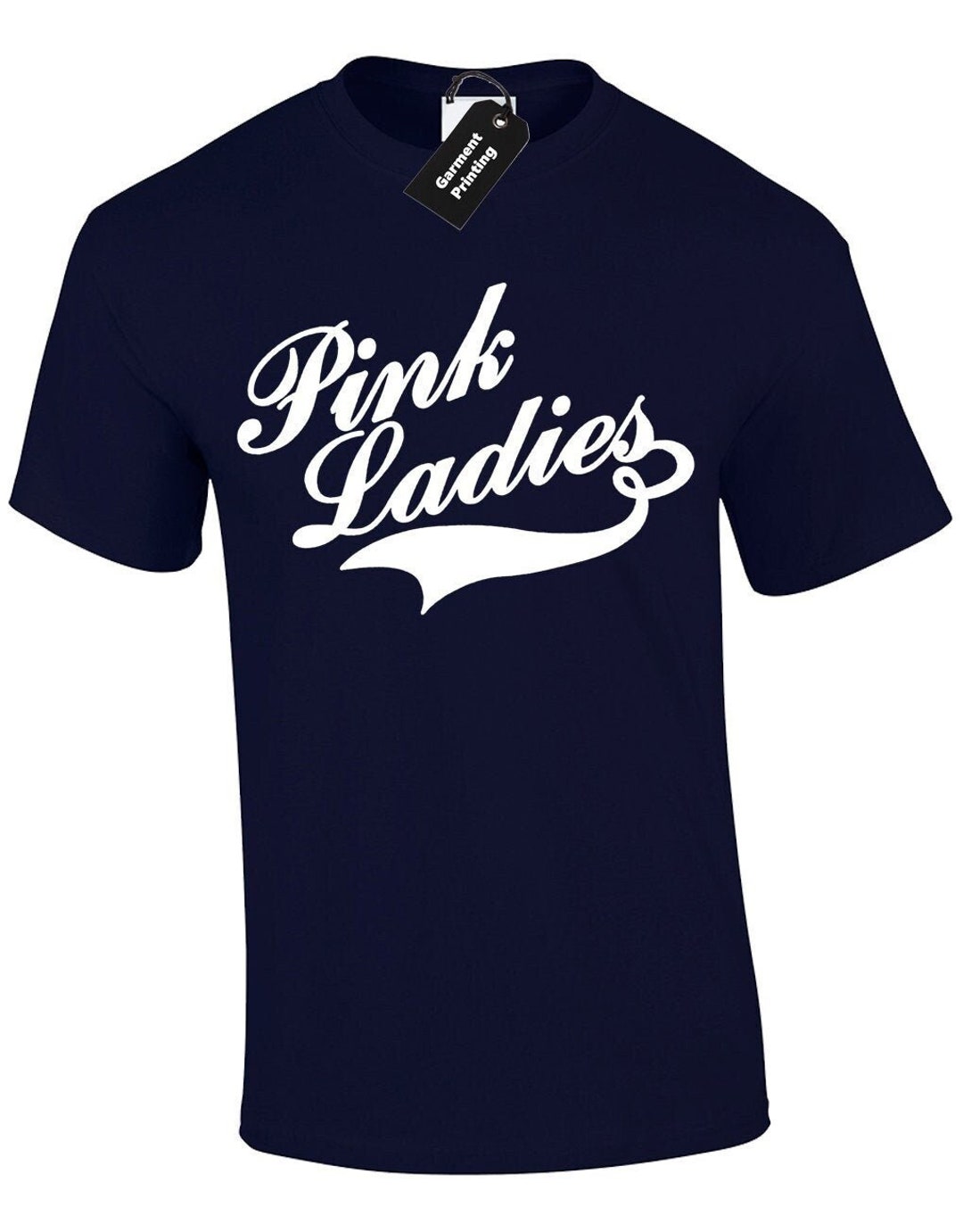 Pink Ladies Mens T Shirt Unisex Grease T-birds Fancy Dress Sandy Retro ...