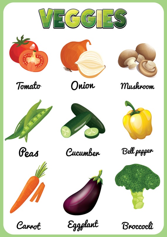 Pictures Of Fruits And Vegetables For Kids