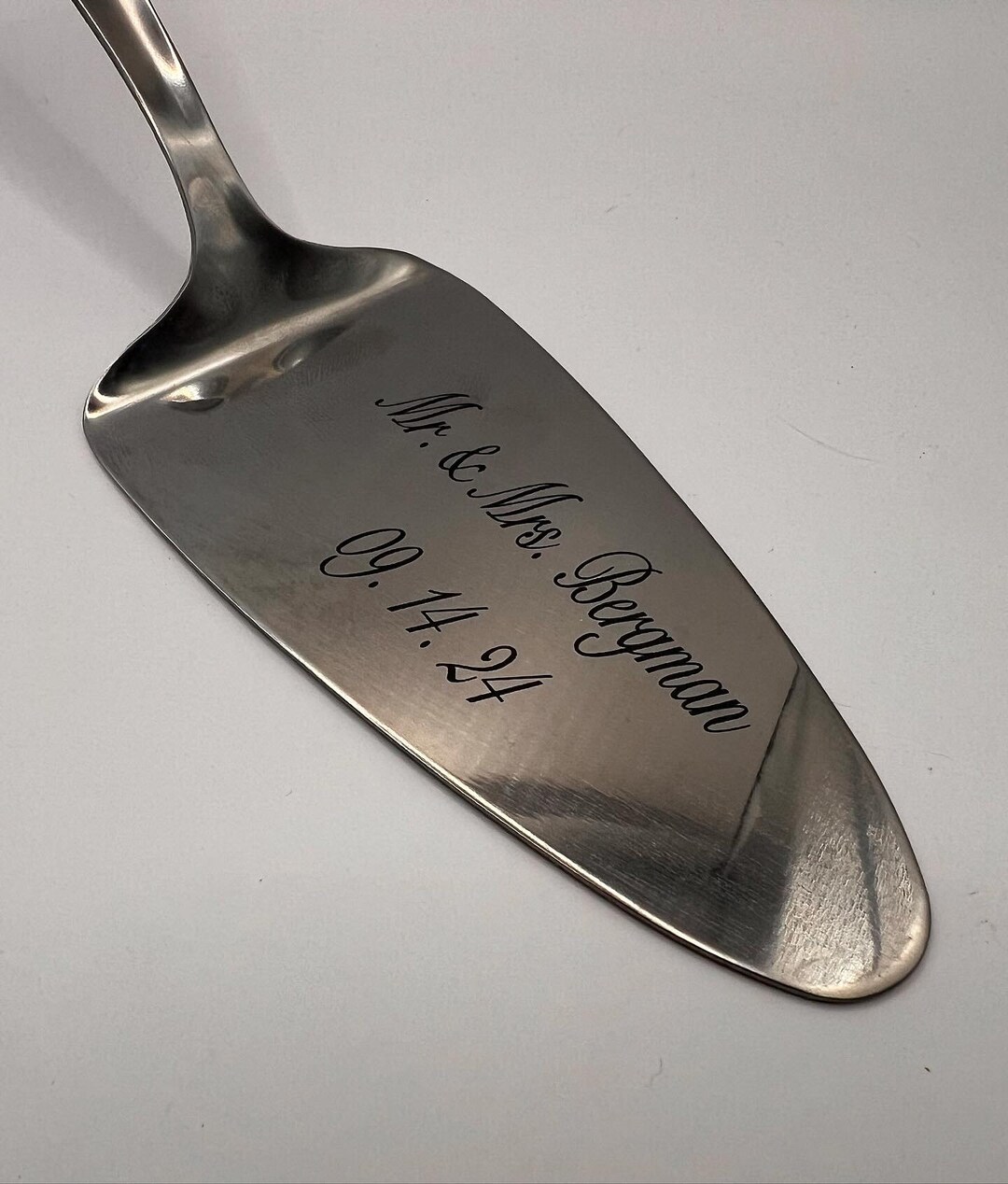 Laser Engraved Stainless Steele Cake Cutter - Etsy