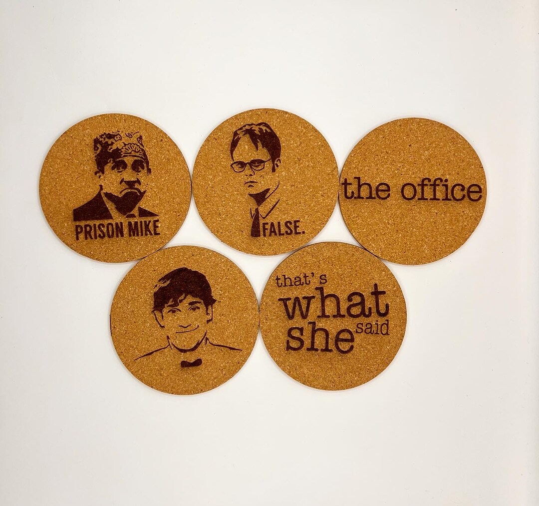 The Office Themed Coasters - Etsy