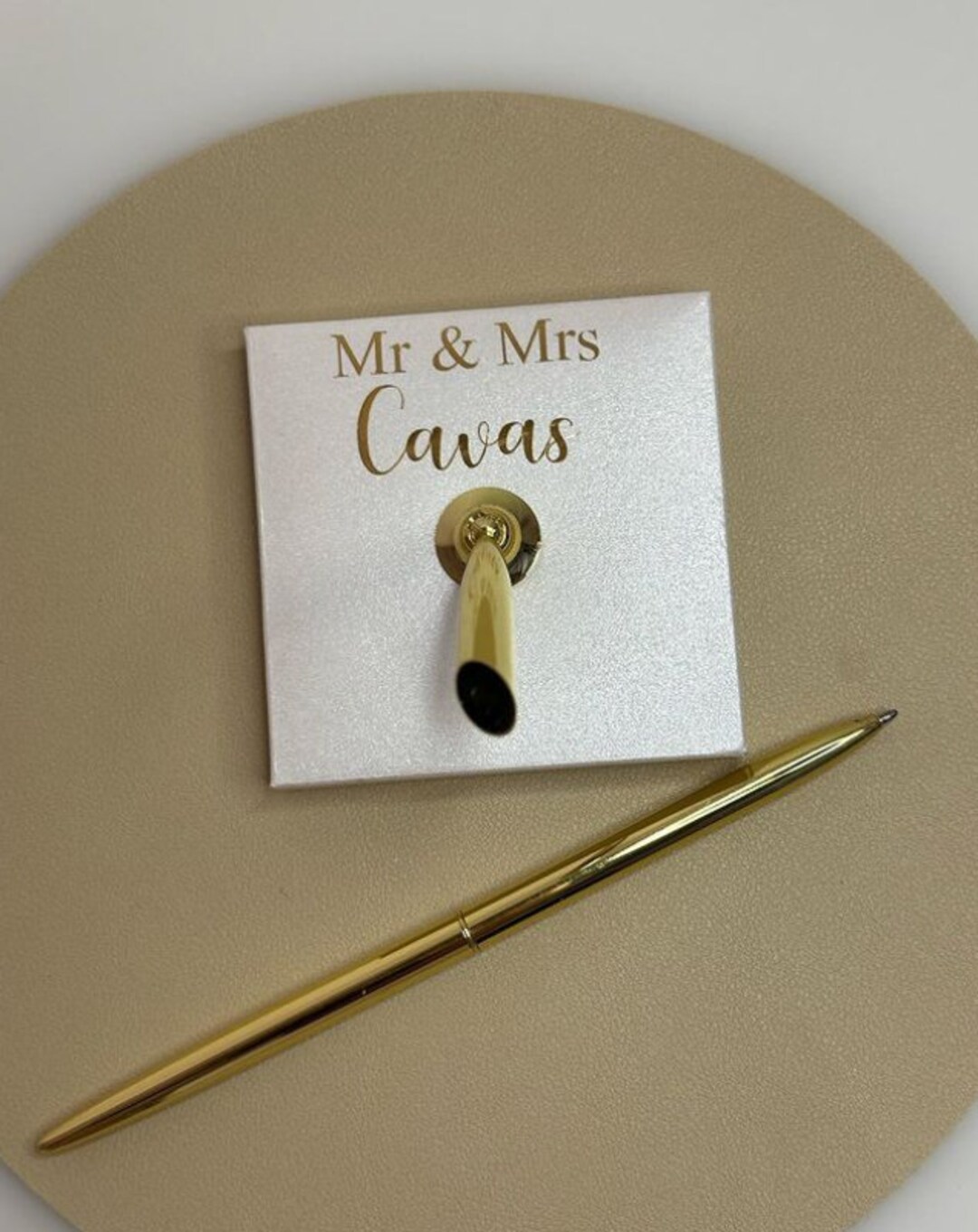 Personalized Ballpoint Pen With Holder Inscription, Wedding Pen ...