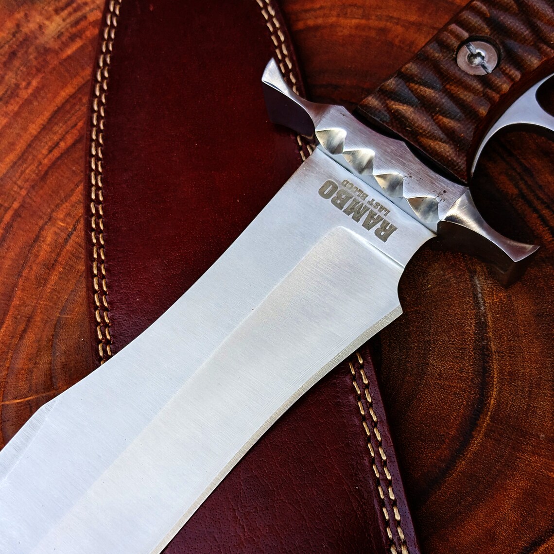 Rambo V "heartstopper" Replica Knife: Stainless Steel Movie Prop With ...