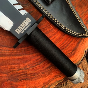 Custom Handmade Rambo Knife | Rambo First Blood Part 2 Replica Knife ...