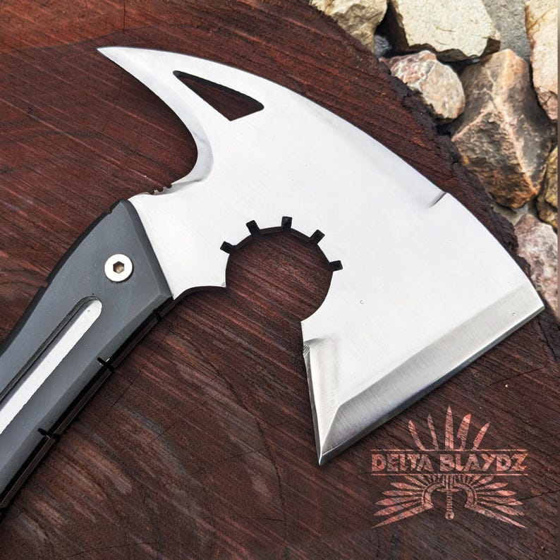 Resident Evil Requiem Leon Hatchet | Full Tang Stainless Steel Axe ...