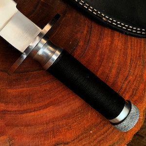 Handmade Predator Movie Knife: Jack Crain Replica, 5160 Steel, Leather ...