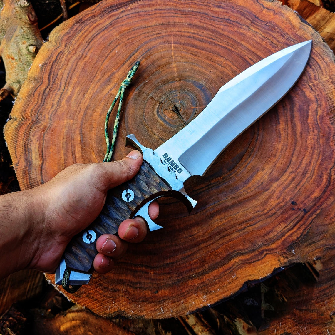 Rambo V "heartstopper" Replica Knife: Stainless Steel Movie Prop With ...