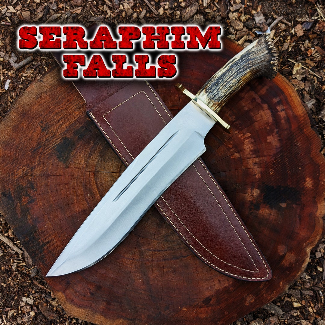Seraphim Falls Bowie: MUELA MAGNUM STAG 26 Replica Knife With Leather ...