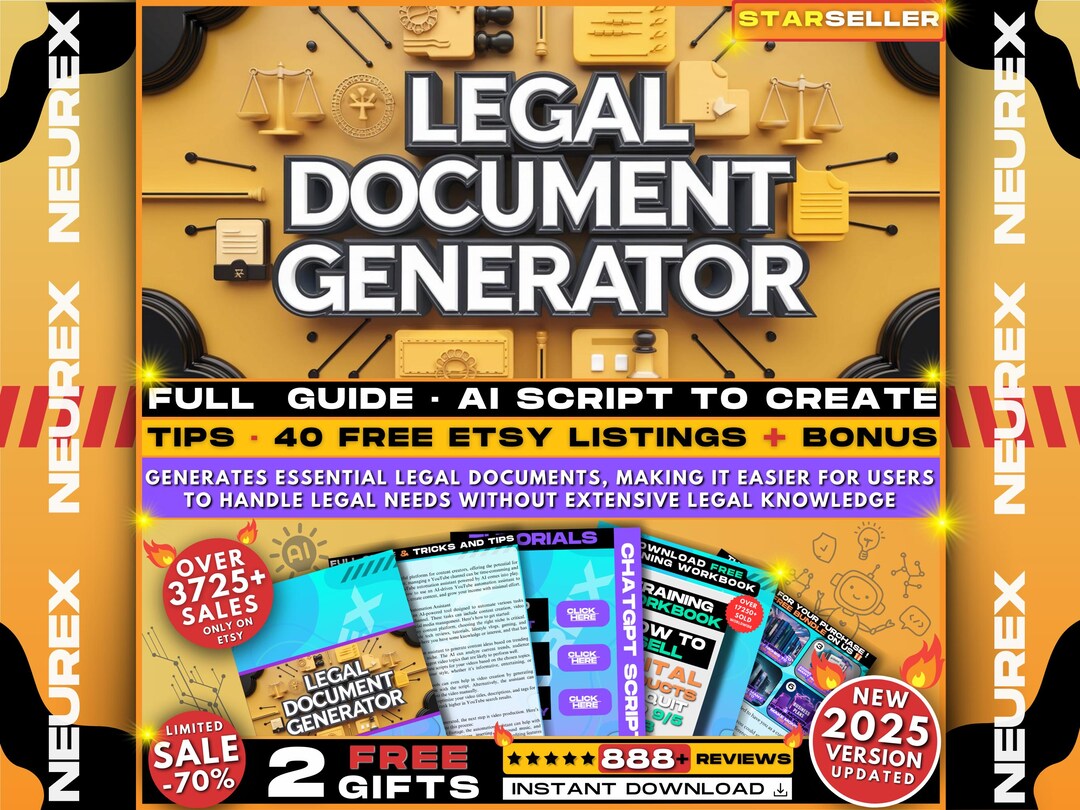 Chatgpt Legal Document Generator Prompt, Legal Templates, Document ...