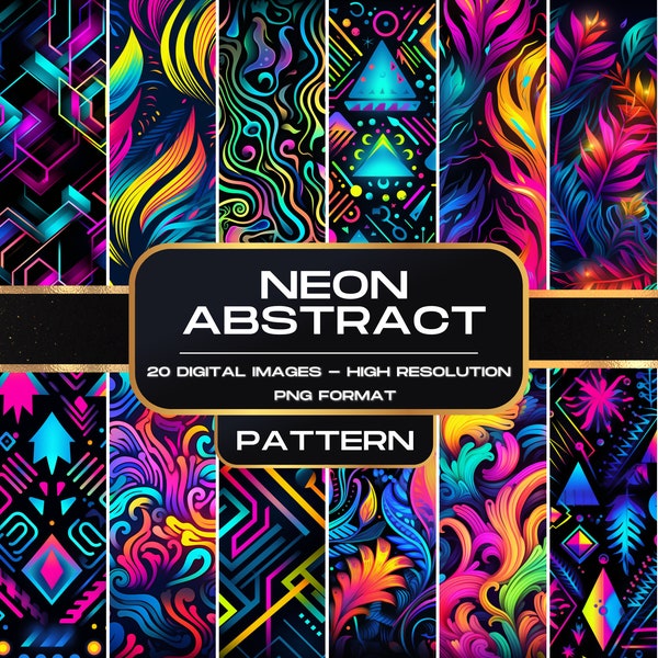 Neon Canvas Art - Etsy