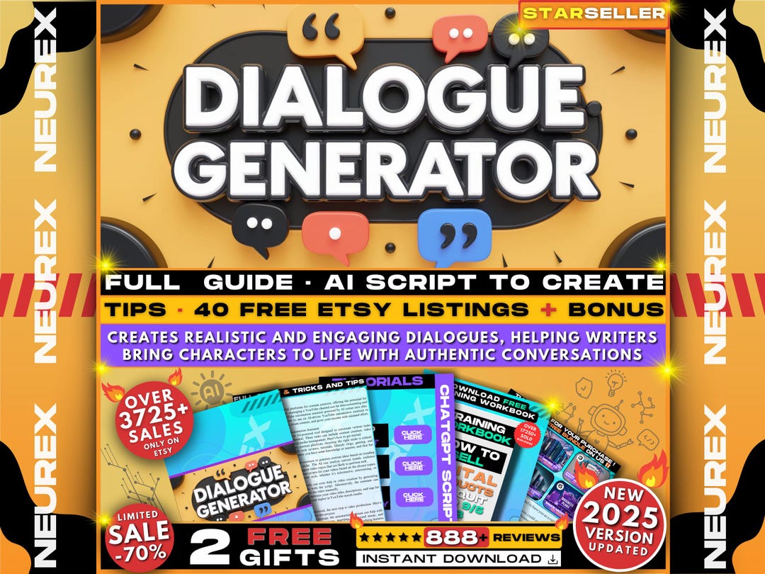 Chatgpt Dialogue Generator Prompt, Create Realistic Conversations, Character Development ...