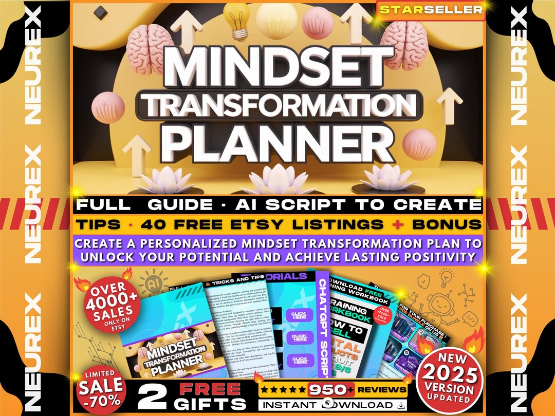 Chatgpt Mindset Transformation Planner, Positive Thinking Tool ...