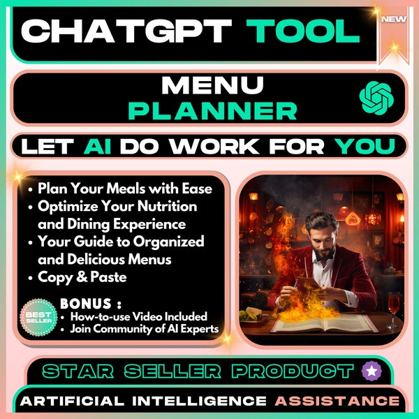 Chatgpt Meal Planner - Etsy