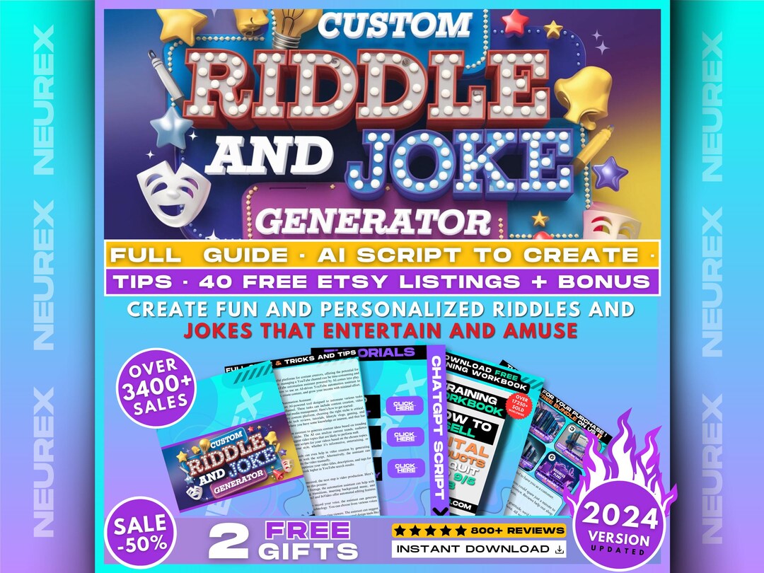 Chatgpt Riddle and Joke Prompt, Humor Collection, Brain Teasers, Comedy ...