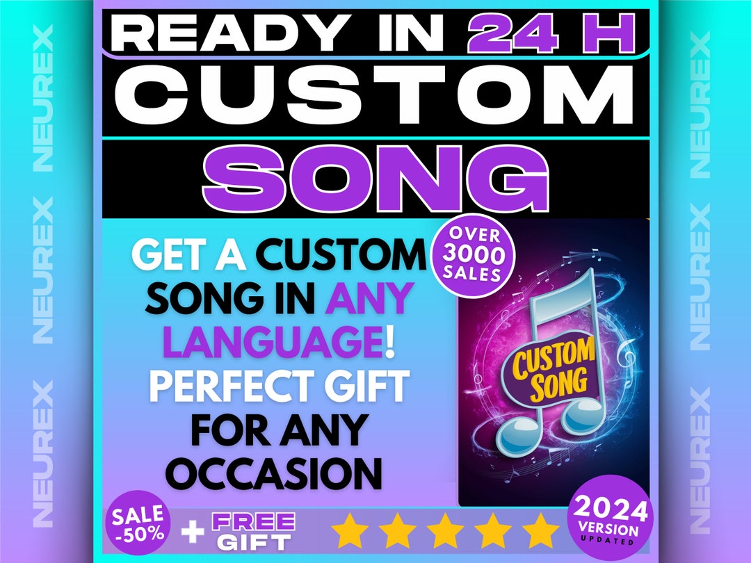 Custom Song Gift, Personalized Music for Special Occasions, Unique ...