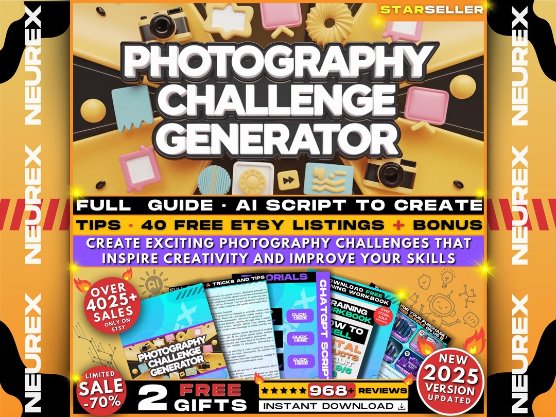 Photography Challenge Generator Chatgpt Prompt, Daily and Weekly ...