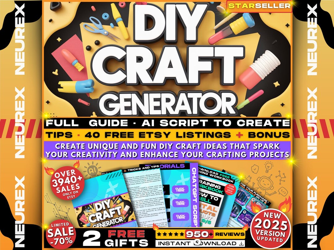 Chatgpt DIY Craft Ideas Generator Prompt, Creative DIY Projects ...