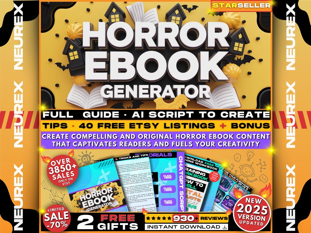 Chatgpt Horror Ebook Generator Prompt, Spooky Story Ideas, Thrilling Plots, Scary Narratives ...