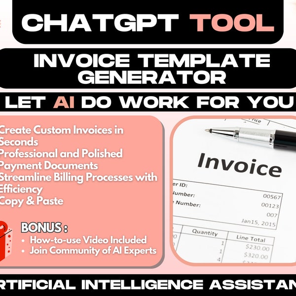 Invoice Generator - Etsy