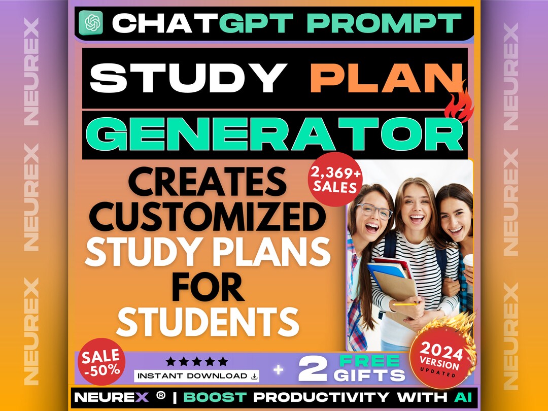 Study Plan Generator Chatgpt Prompt, Personalized Study Schedule Maker ...