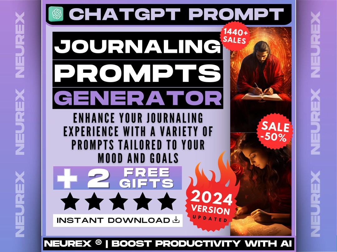Journaling Prompts Generator Reflective Writing Tool Personal Diary ...