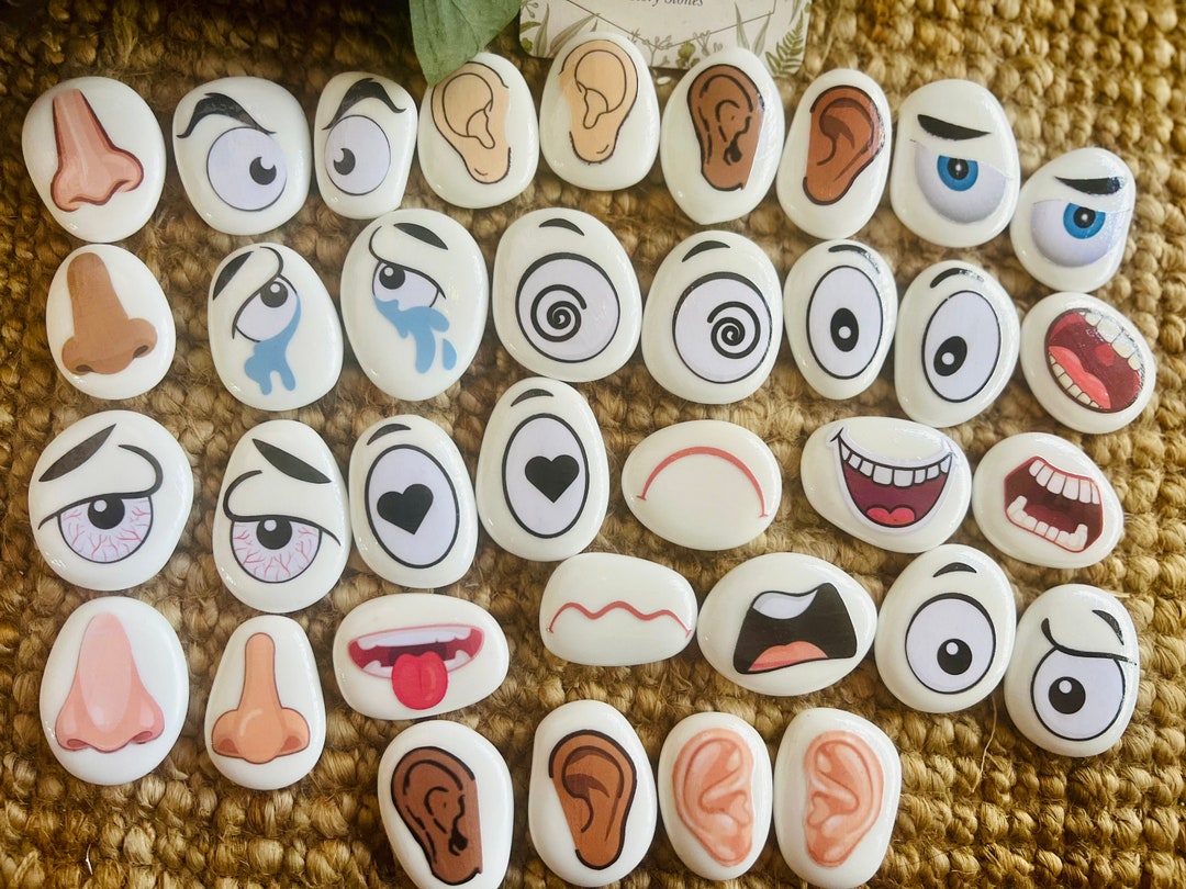 Make a Face Story Stones - Etsy