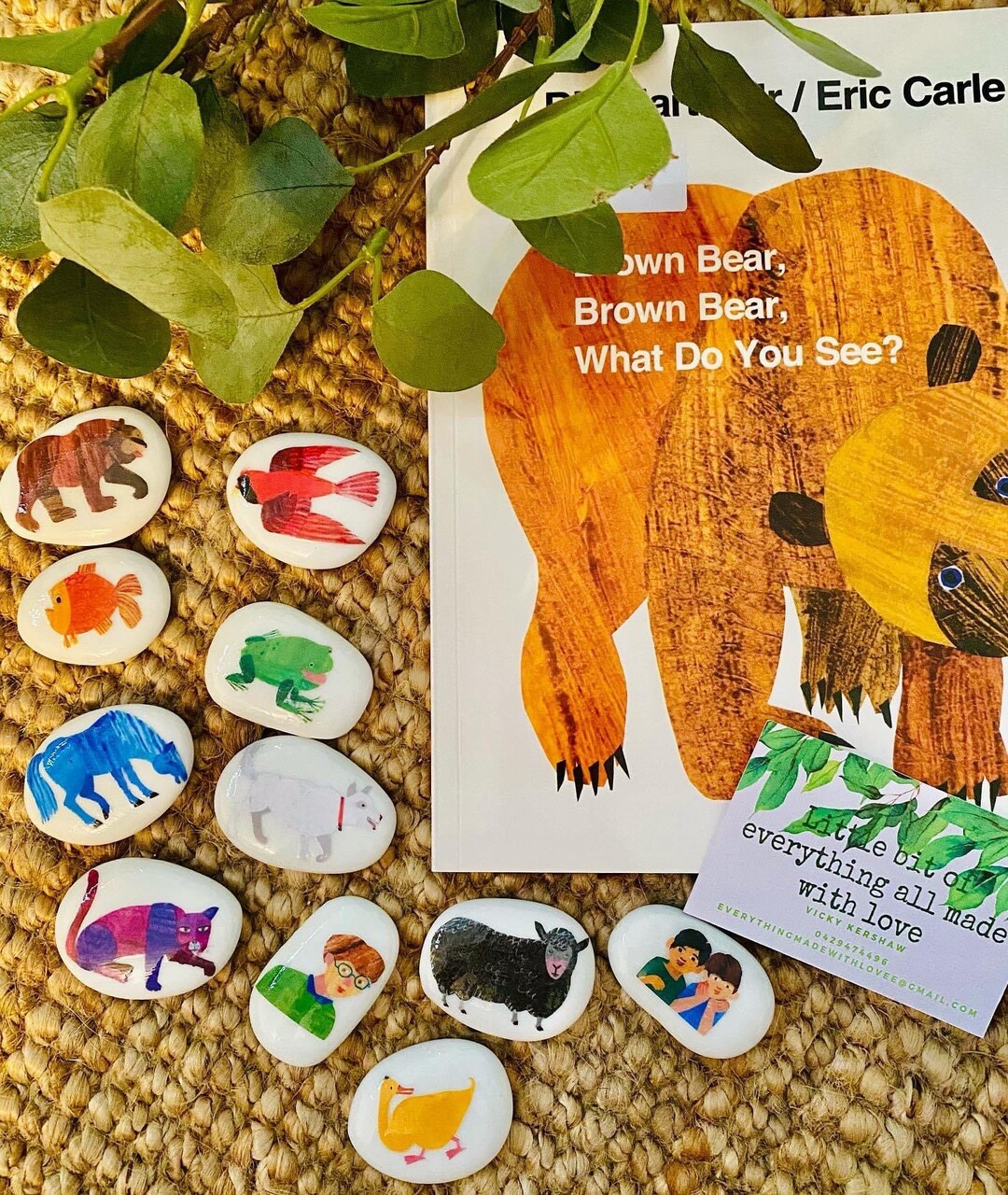 Brown Bear Brown Bear Story Stones - Etsy