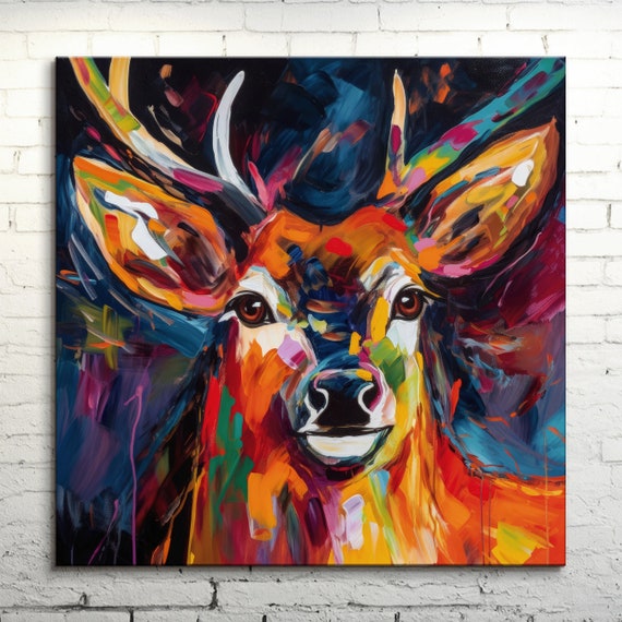 Deer Modern Art