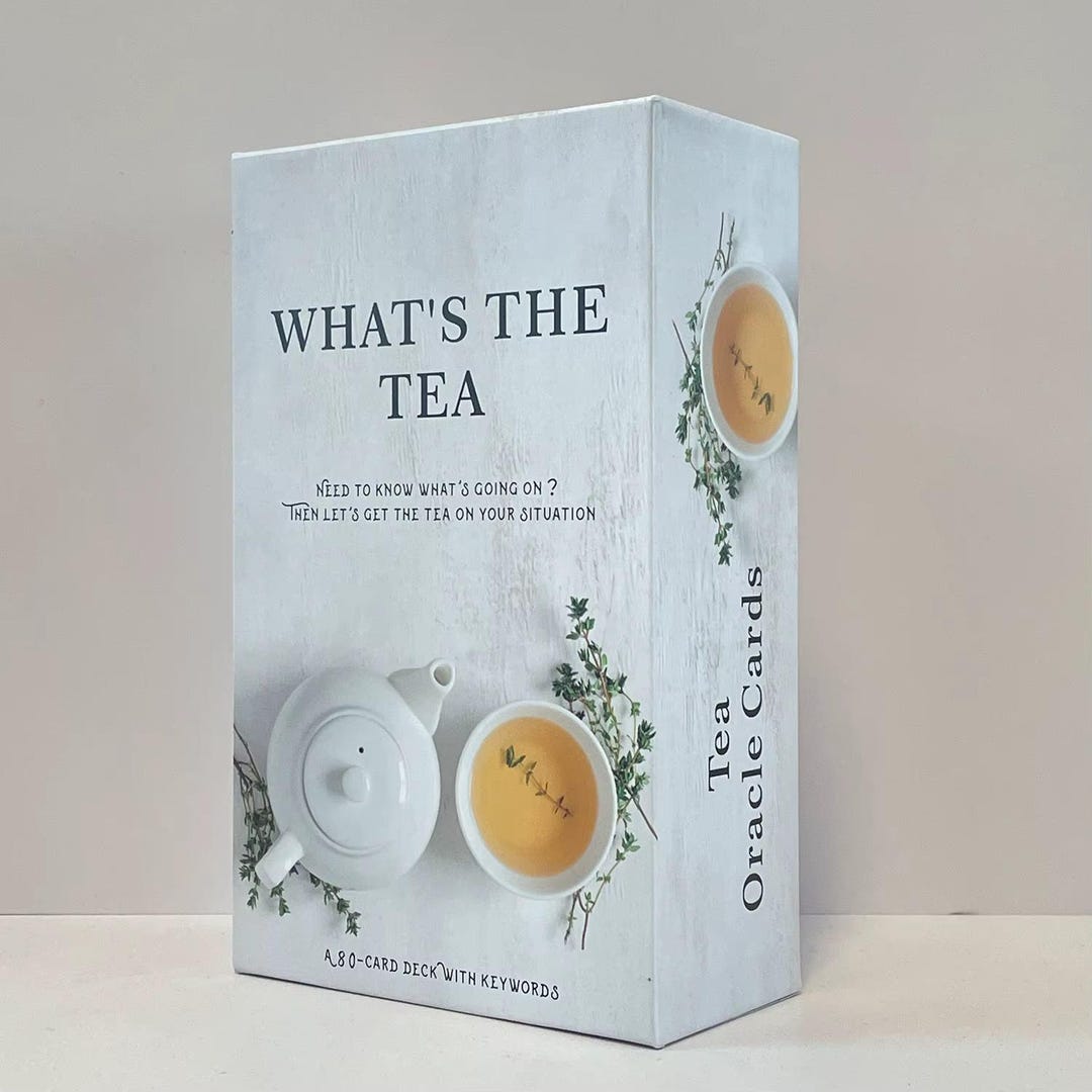 Whats The Tea Oracle Deck Spill The Truth Uncover Secrets And Get Sassy Insights With This