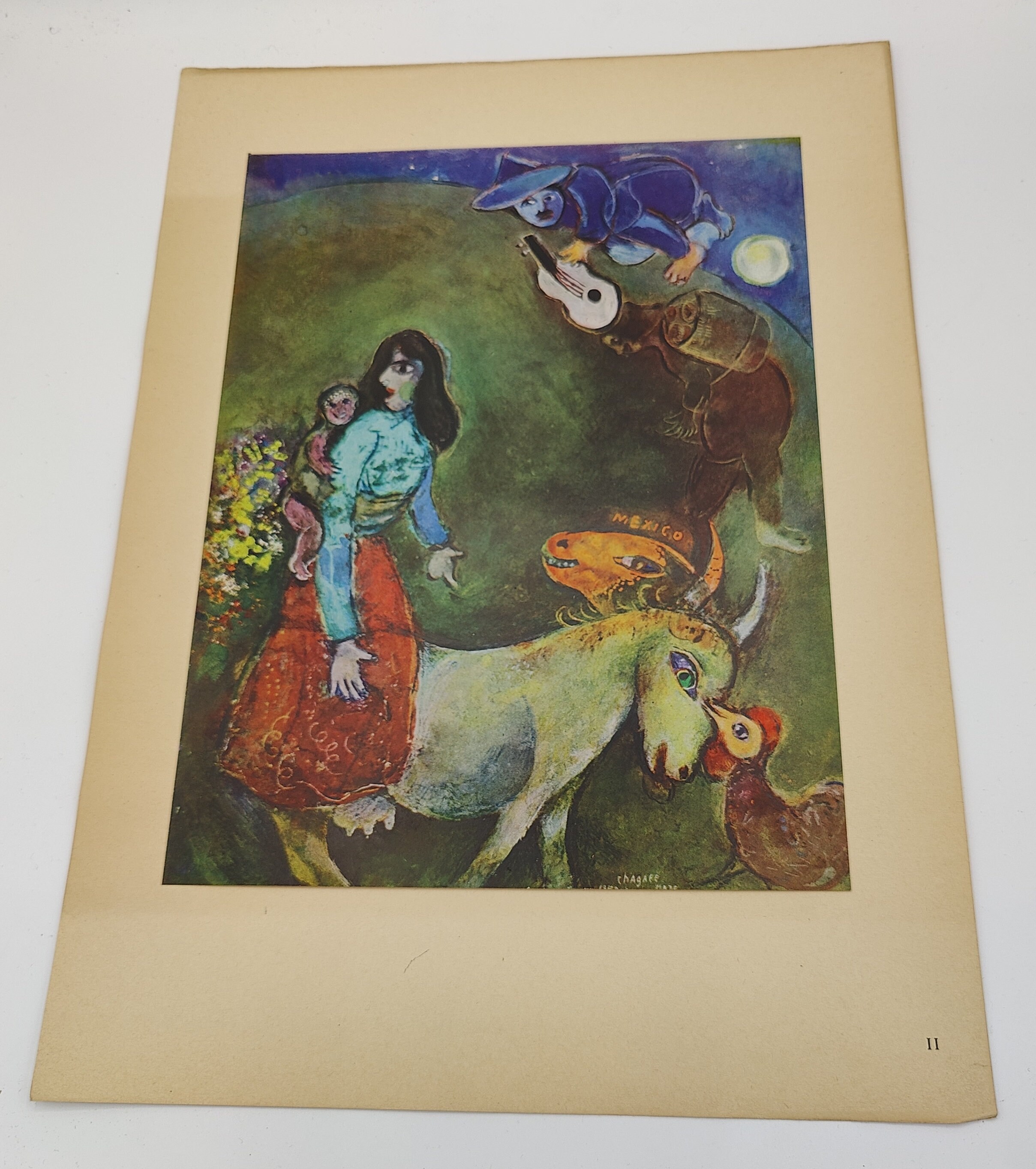 CHAGALL Very Rare Lithograph Sixteen Paintings Editions of the Oak - Etsy