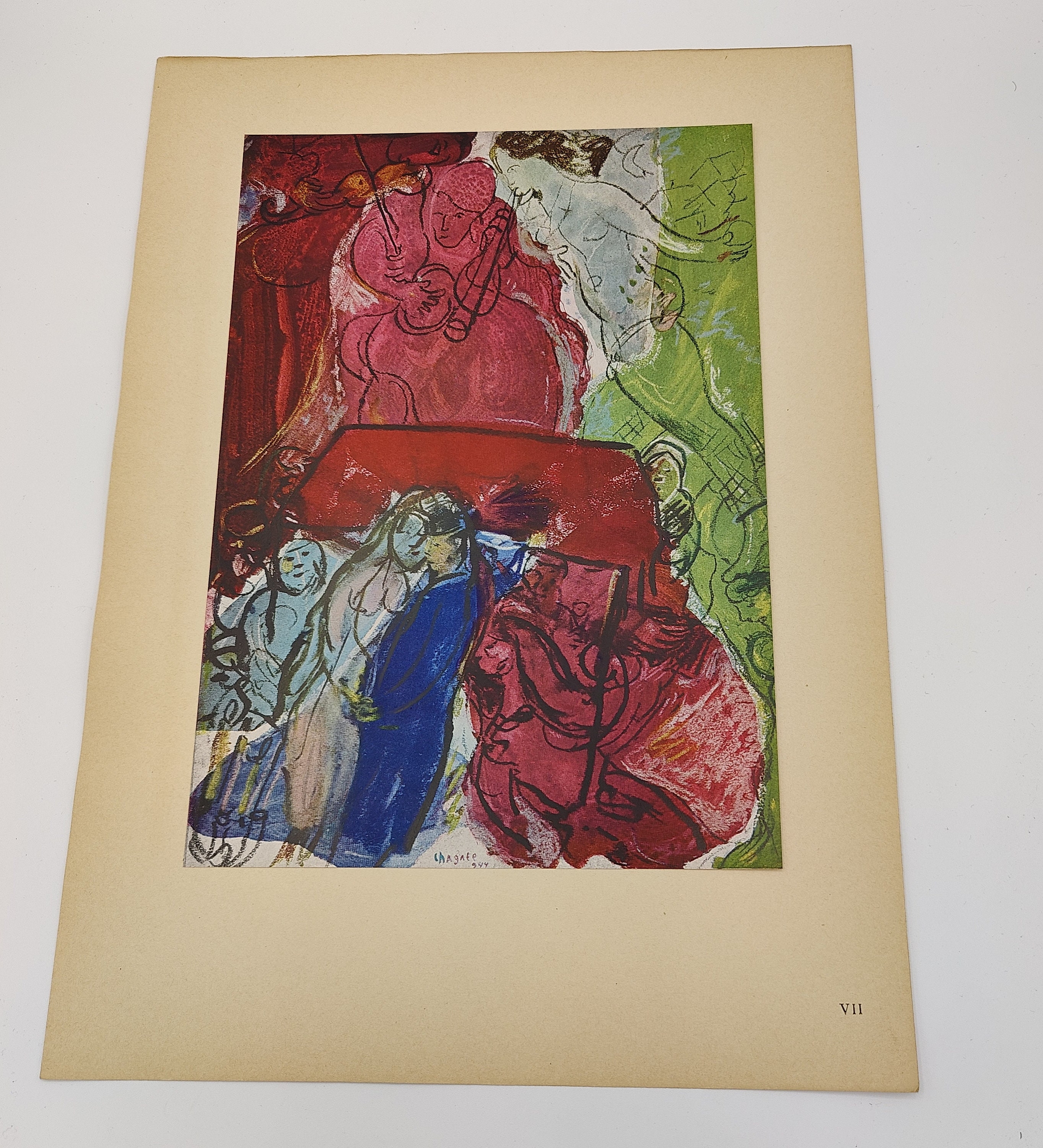 CHAGALL Very Rare Lithograph Sixteen Paintings Editions of the Oak - Etsy