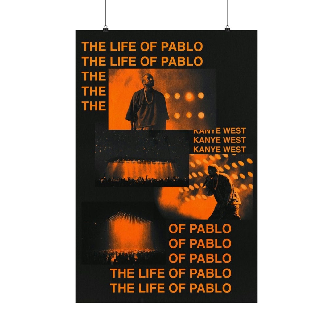 Kanye West TLOP Poster - Etsy