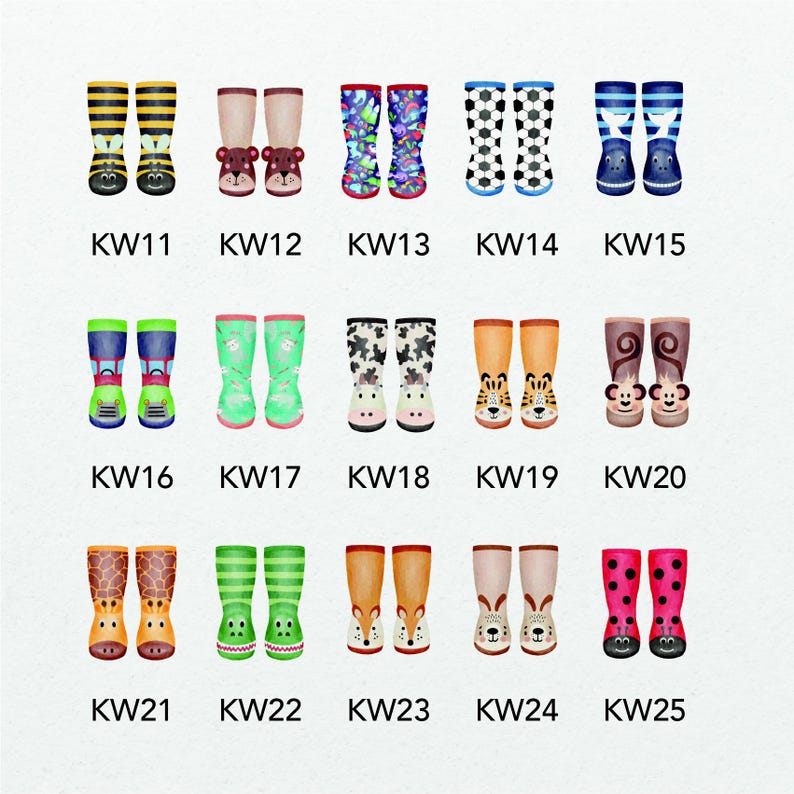 Personalised Family Welly Boot Print - Custom Family Illustration ...