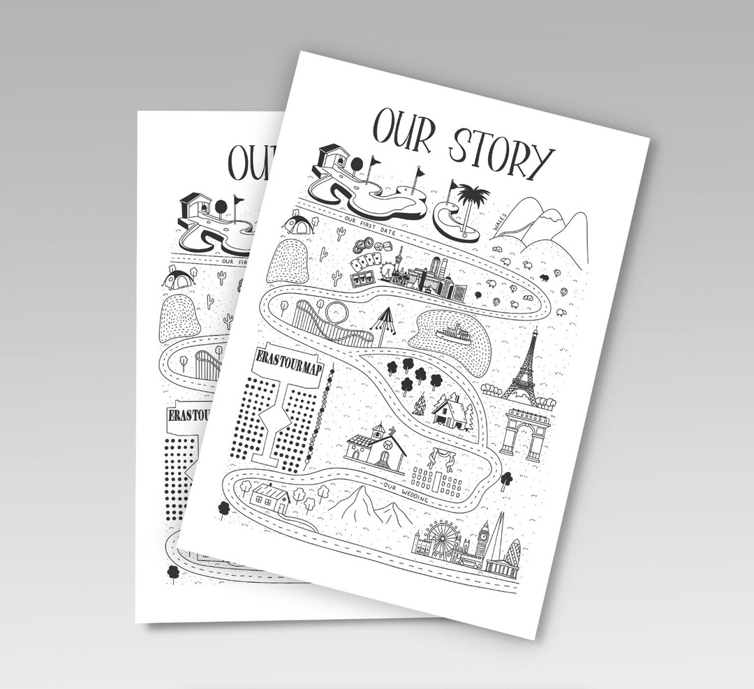 Custom Relationship Map, DIGITAL ONLY, Map of Couples Relationship ...