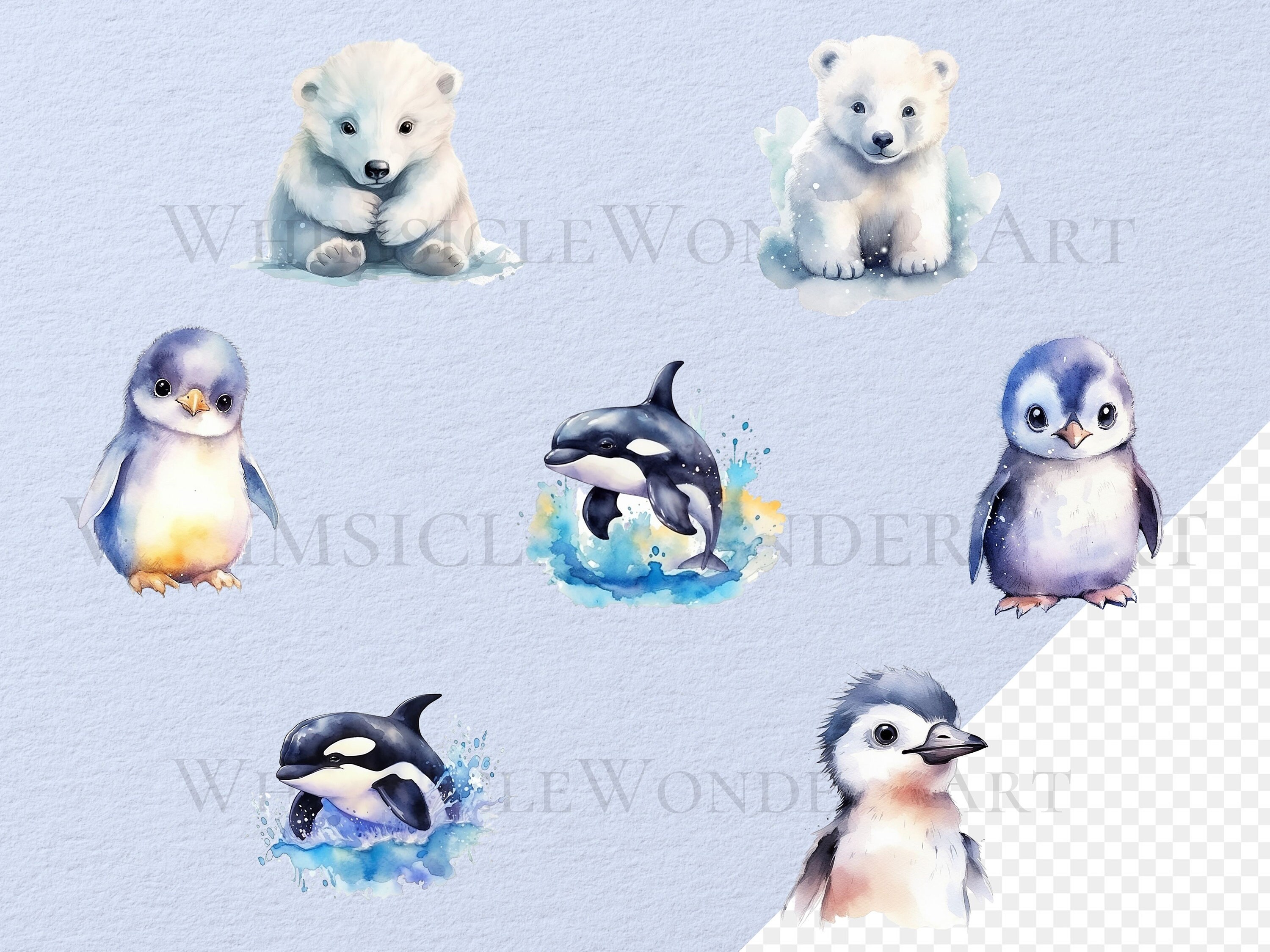Arctic Clipart Bundle 21 High Quality PNG Digital Download - Etsy
