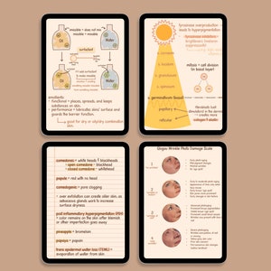 Skin Specialist, Esthetician, Aesthetician Notes or Study Guide - Etsy