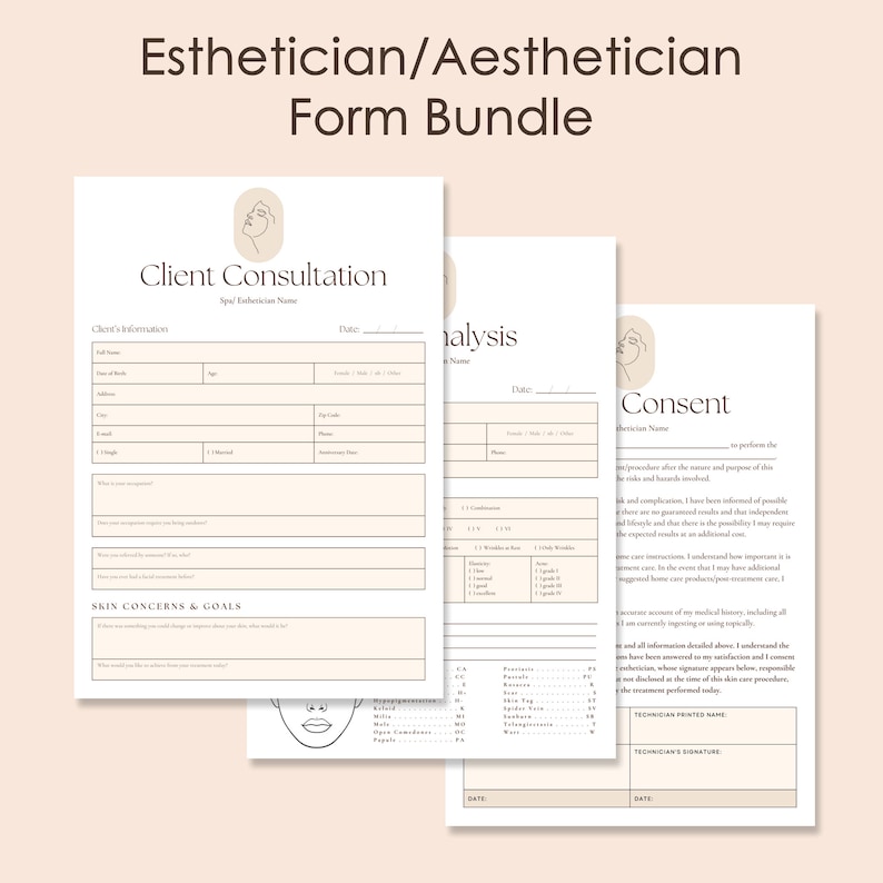 Editable Esthetician Templates, Editable Aesthetician Templates ...