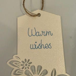 Personalized Card Stock Gift Tag – Custom 'from' , 'to' for Any ...