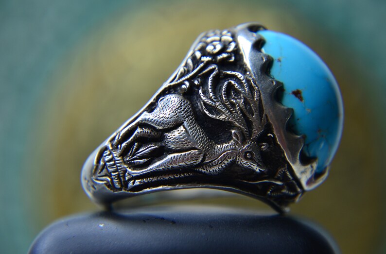 خاتم فيروز نيشابوري Fayrouz Ring Nayshabori - Etsy