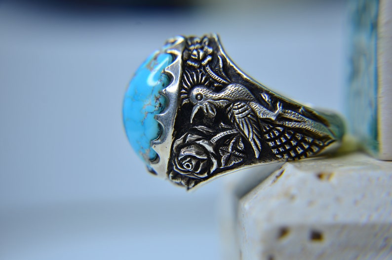 خاتم فيروز نيشابوري Fayrouz Ring Nayshabori - Etsy