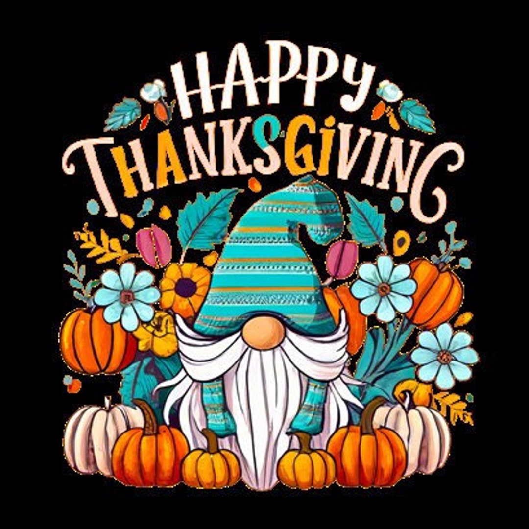 Fall Thanksgiving Gnomes Png, Svg, Psd. Clip Art Sublimation Design ...