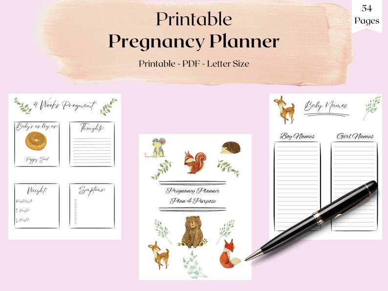 Pregnancy Planner Bundle - Etsy