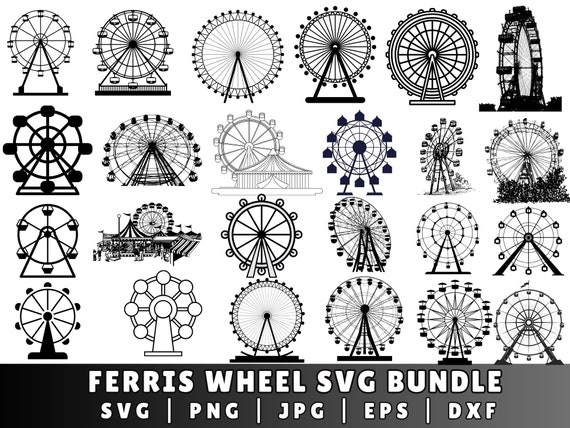 Ferris Wheel Vector Png