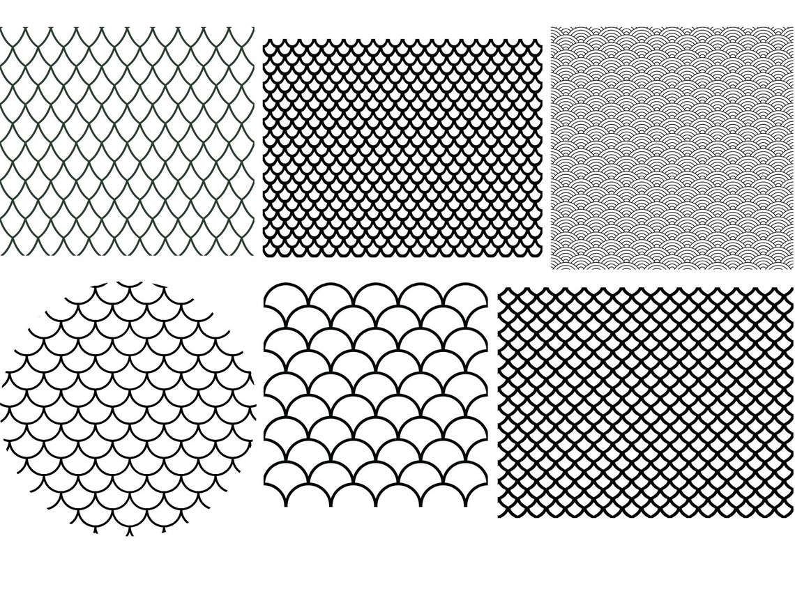 Dragon Scale SVG Bundle, Dragon Scale Dxf, Dragon Scale Png, Dragon ...