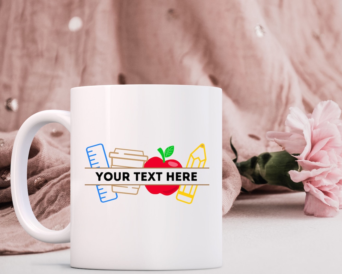 Teacher Monogram SVG, Teacher Name SVG, Teacher SVG, Teacher Shirt Svg ...