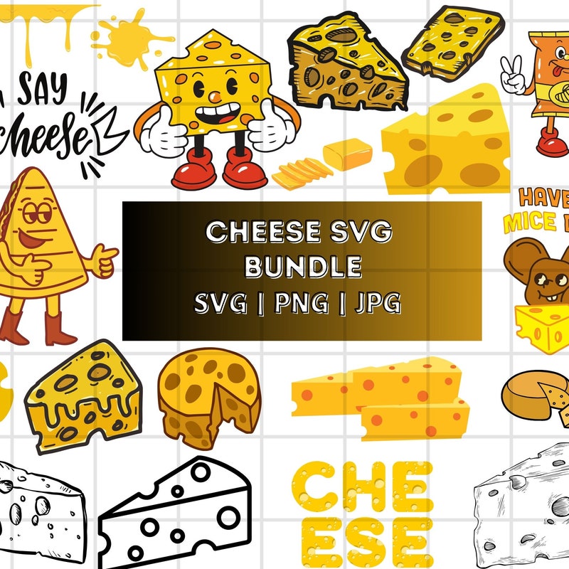 Cheese Svg - Etsy
