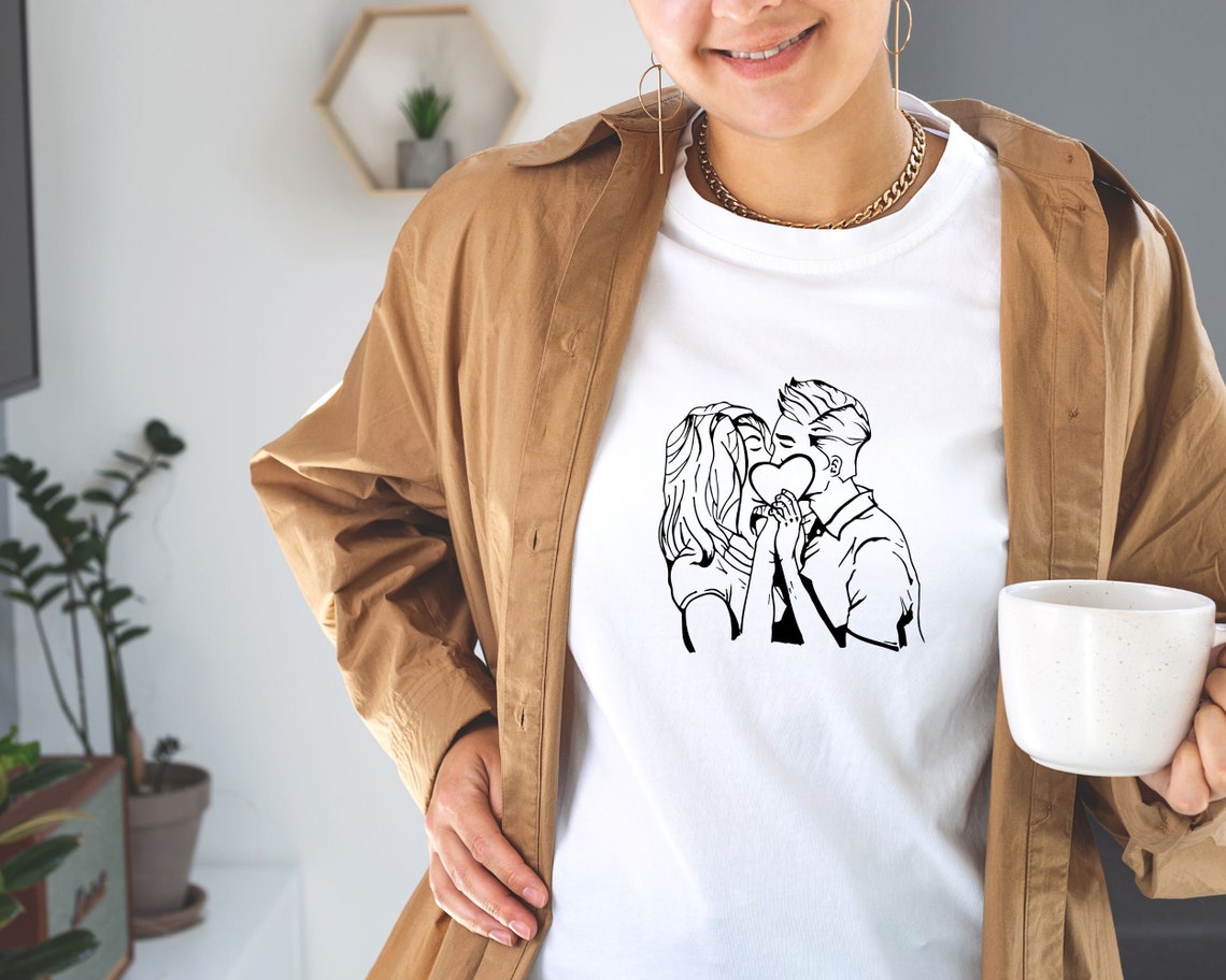 Couple Silhouette Svg, Relationship Svg, Lovers Silhouette, Romantic ...